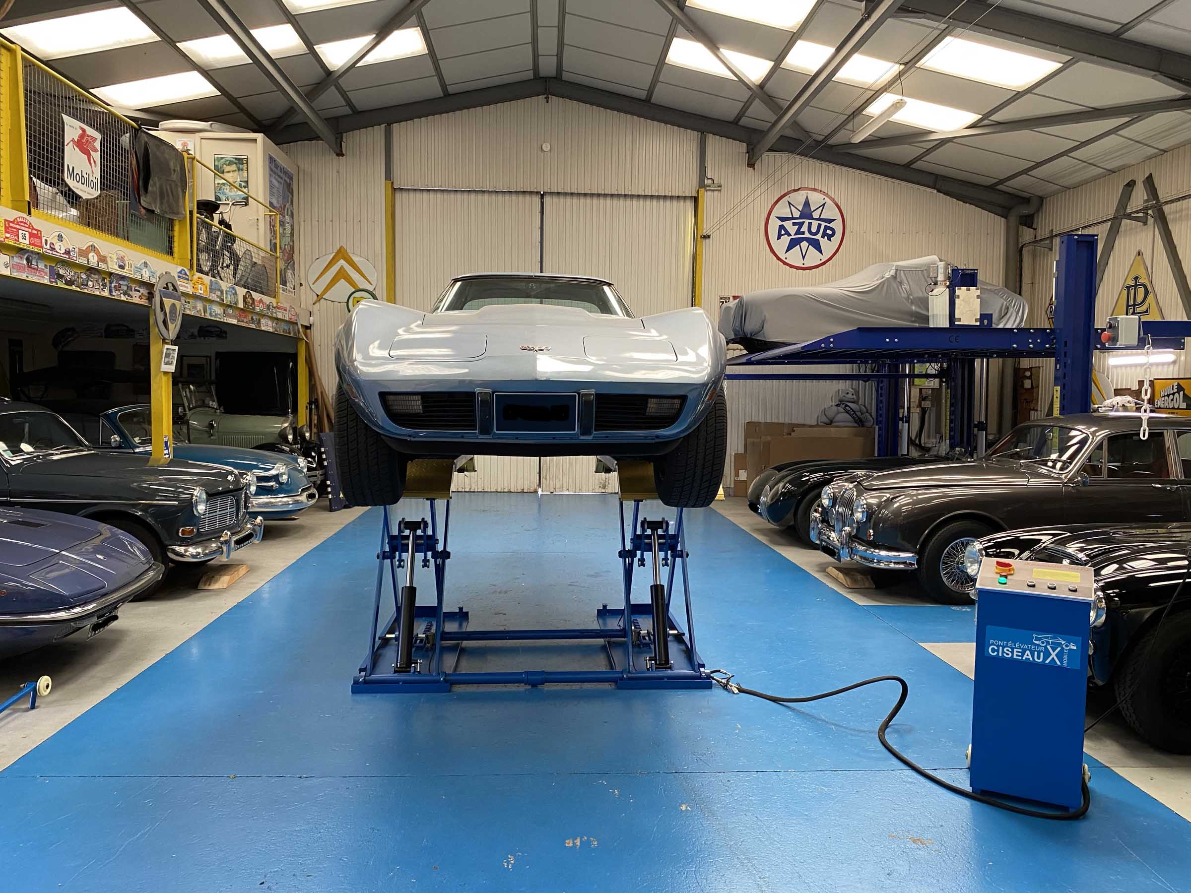 Vente de Pont Ciseaux Mobile Double Rampes pour véhicules